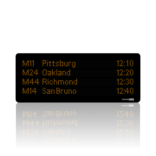 Passenger Information Display Sign | Road and Traffic Safety